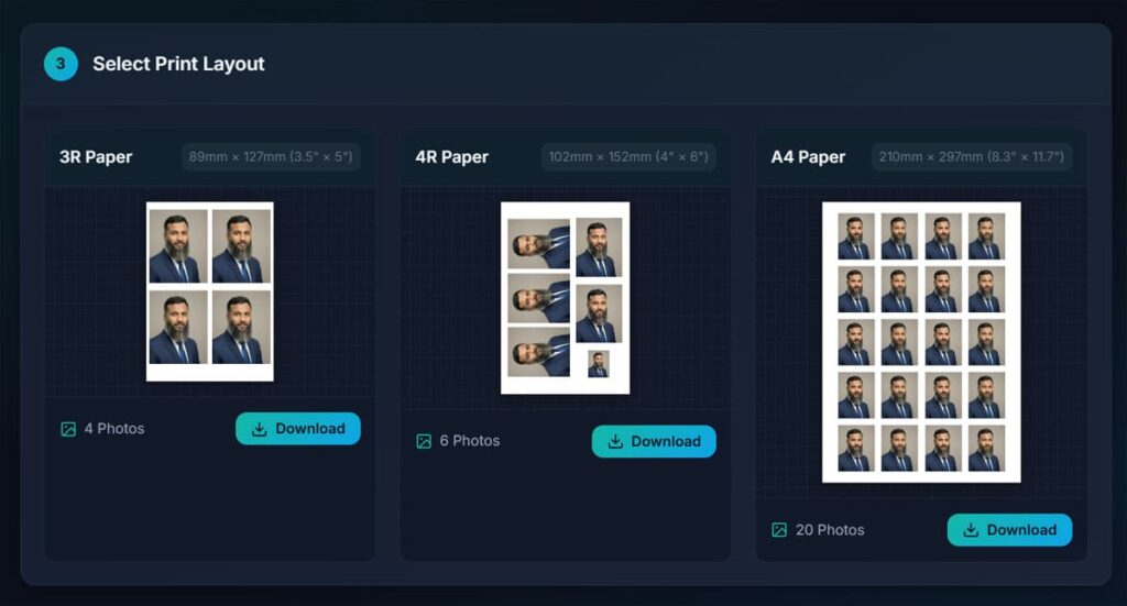 Passport Photo Print – Create Print-Ready Passport Photos Online ...